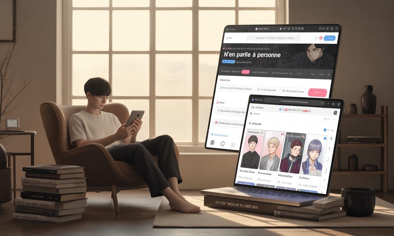 Où lire N'en parle à personne manhwa et suivre les chapitres en VO et ...